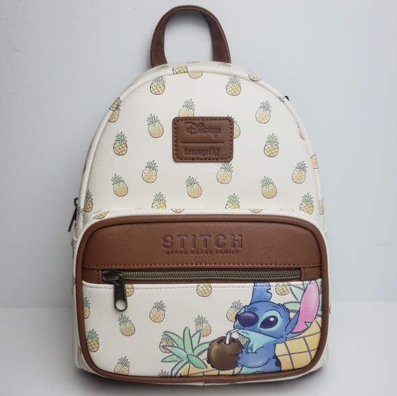 Loungefly | Bags | Loungefly Disney Stitch Pineapple Mini Backpack ...